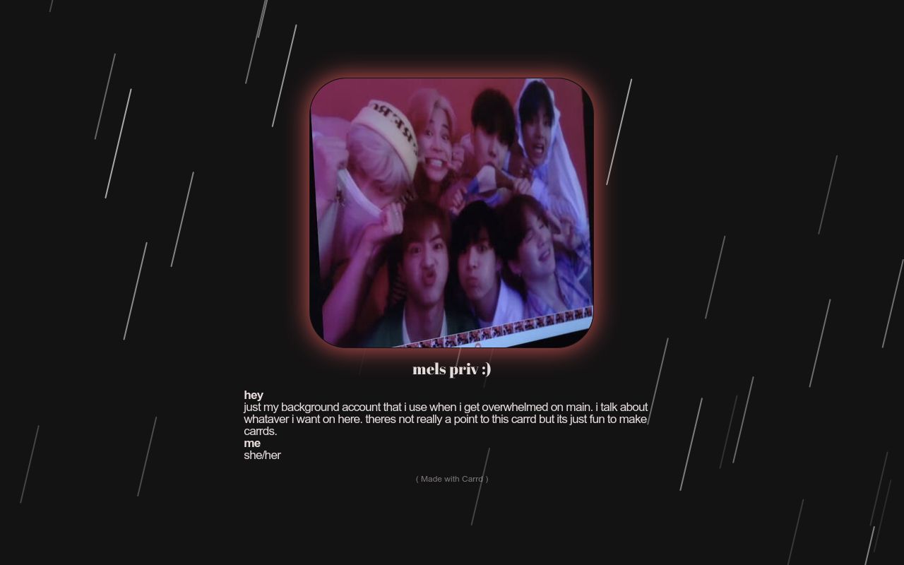 mel’s carrd